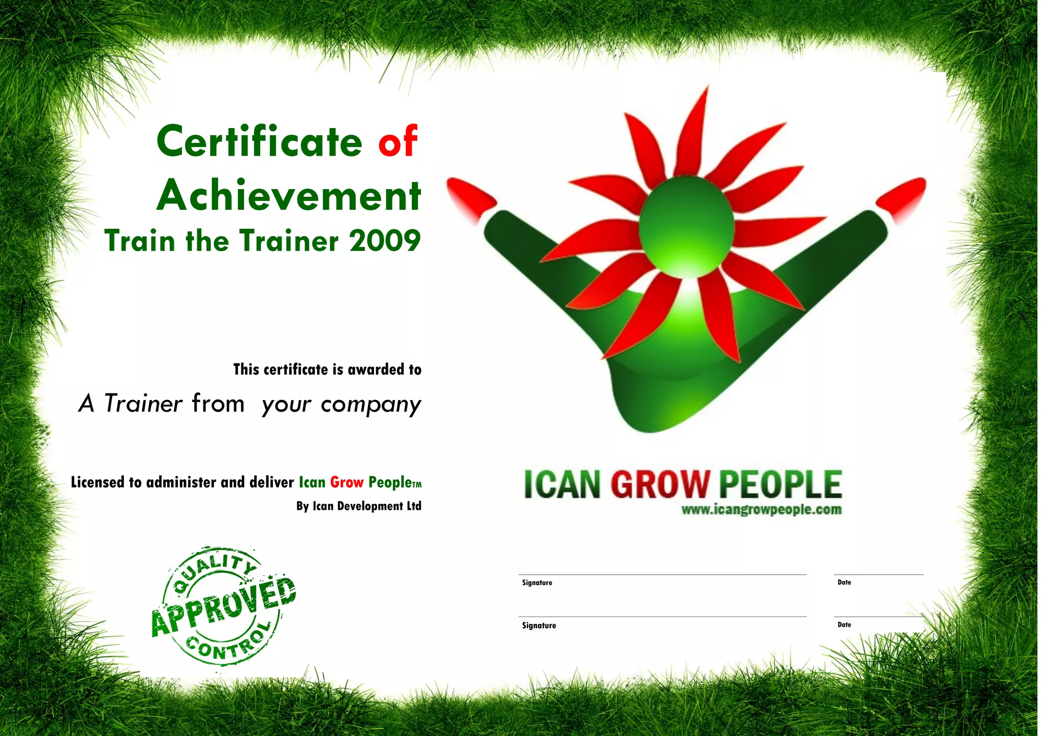 Train The Trainer Certificate | PDF | Vocational Training | Careers