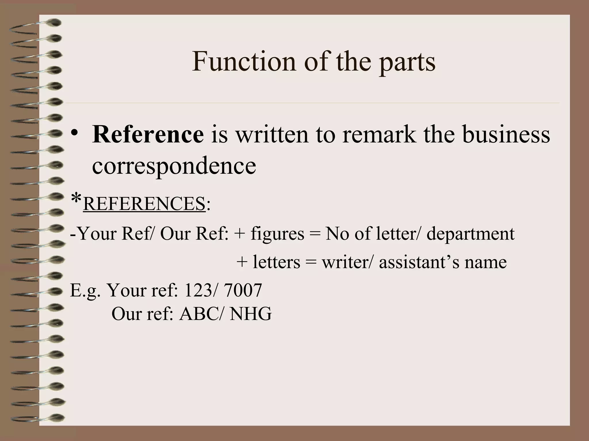 COMMERCIAL CORRESPONDENCE | PPT