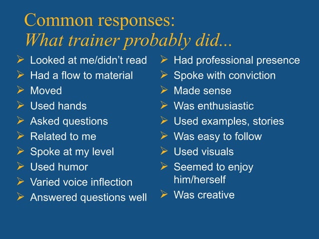 Ttt Presentation Skills | PPT