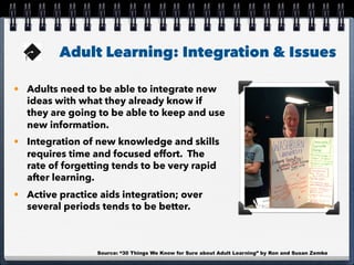 Train-the-Trainers Principles of Adult Learning | PDF