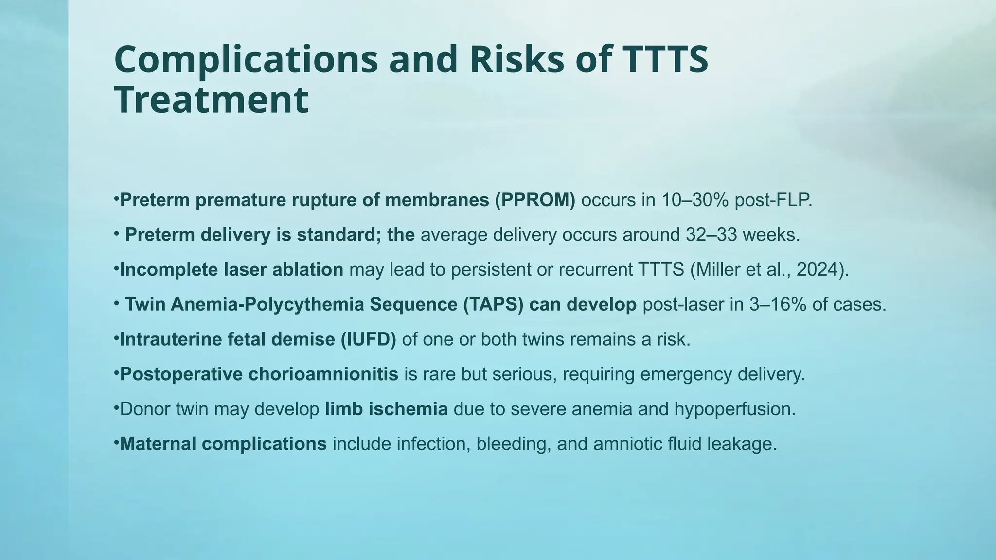 Prognosis in a twin transfusion syndrome. | PPTX