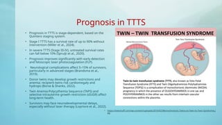 Prognosis in a twin transfusion syndrome. | PPTX