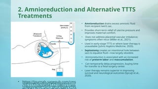 Prognosis in a twin transfusion syndrome. | PPTX