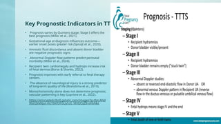 Prognosis in a twin transfusion syndrome. | PPT