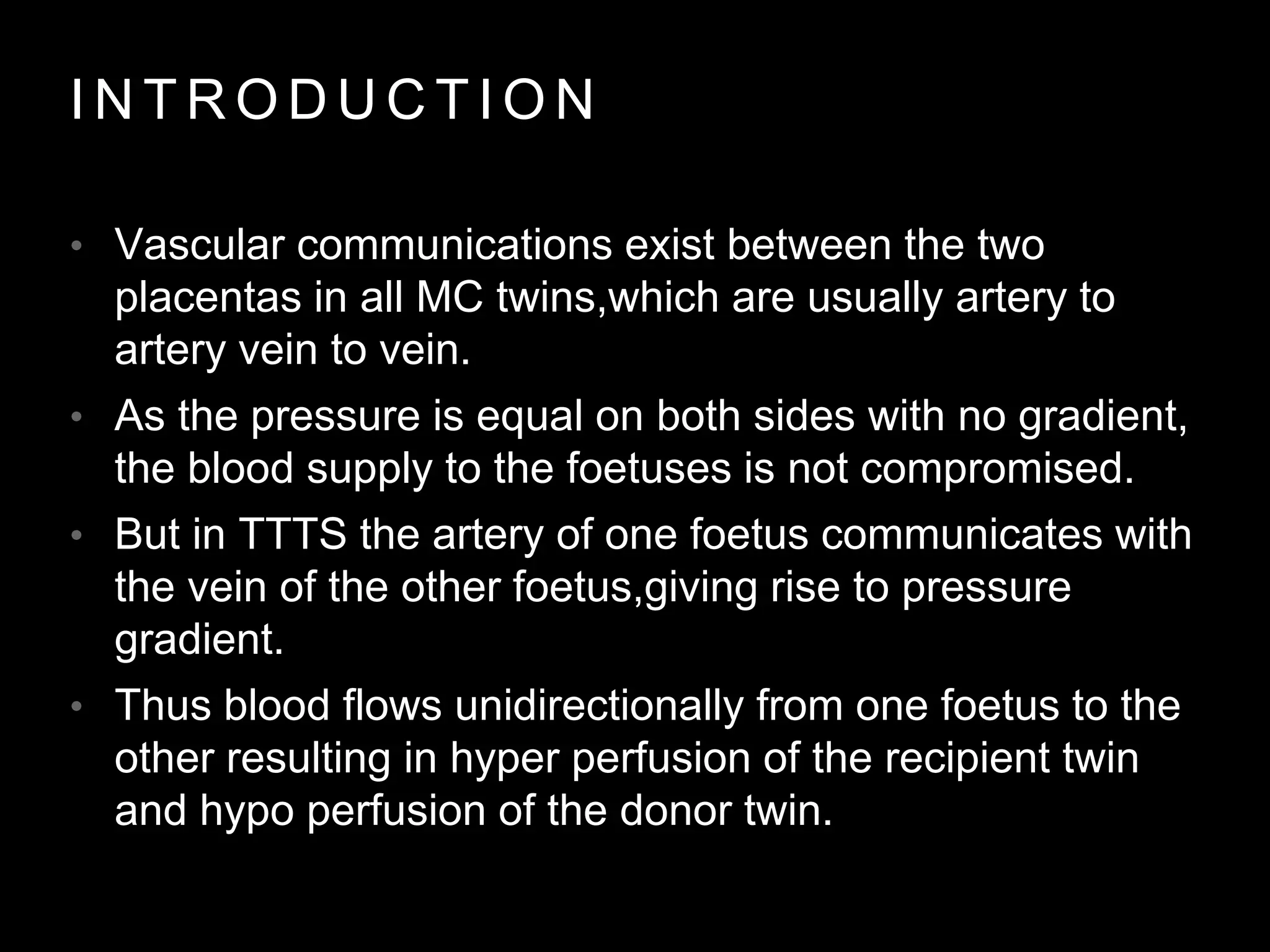 Twin to twin transfusion syndrome | PPTX
