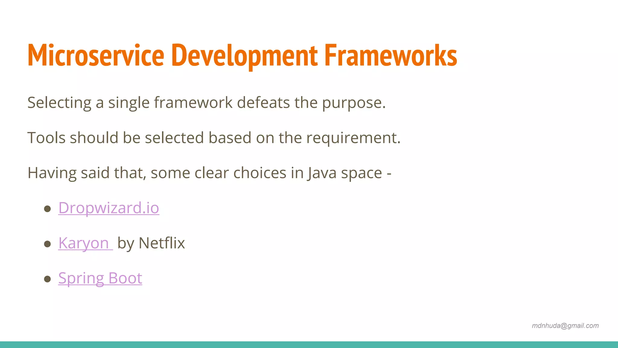 Microservices/dropwizard | PPTX