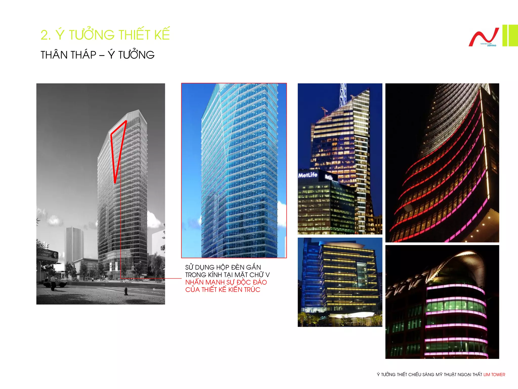 Y tuong thiet ke chieu sang lim tower ton duc thang q1 | PDF