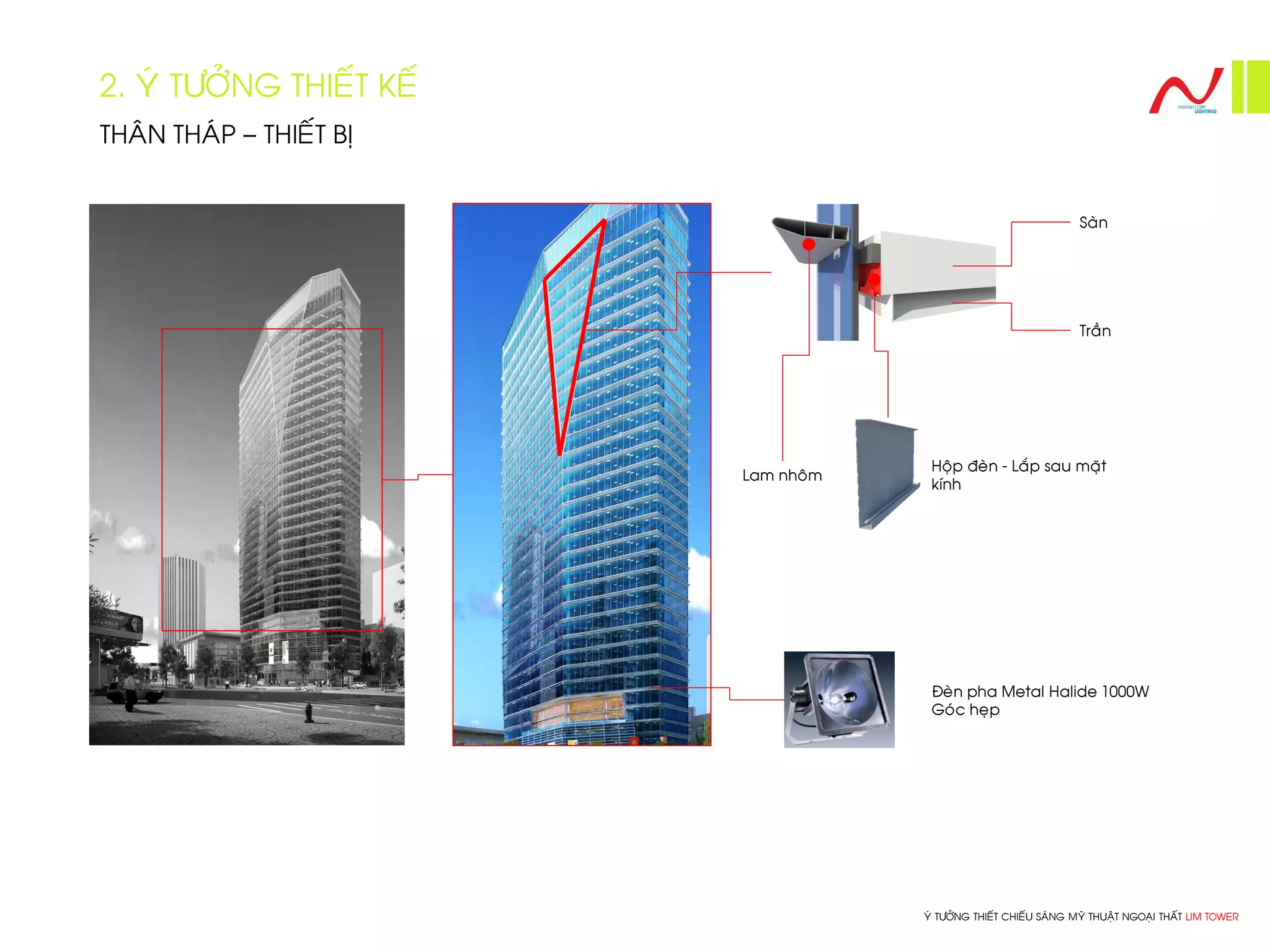 Y tuong thiet ke chieu sang lim tower ton duc thang q1 | PDF