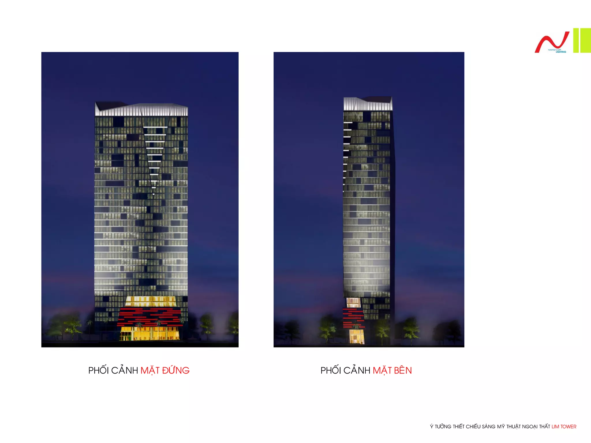 Y tuong thiet ke chieu sang lim tower ton duc thang q1 | PDF