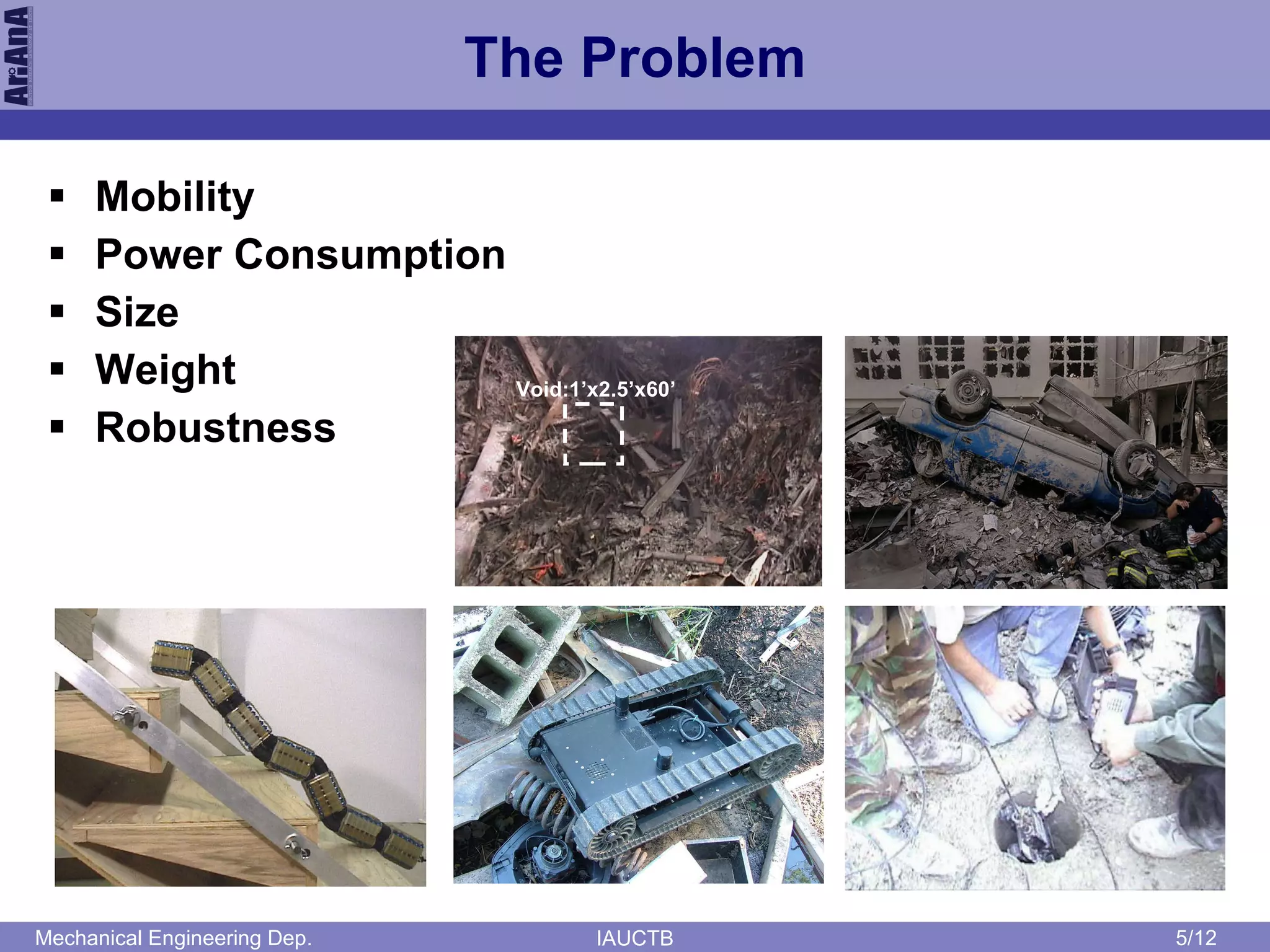 Triangular Tracked Wheel locomotion mechanism | PPT | Track and Field ...