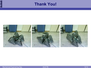 Triangular Tracked Wheel locomotion mechanism | PPT | Track and Field ...