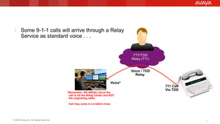 TTY 911 for Cool Kids of 911 Training | PDF