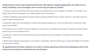 the concept of typography and its anatomy | PPT