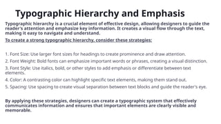 the concept of typography and its anatomy | PPT