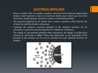 Emulsions | PPTX | Chemistry | Science