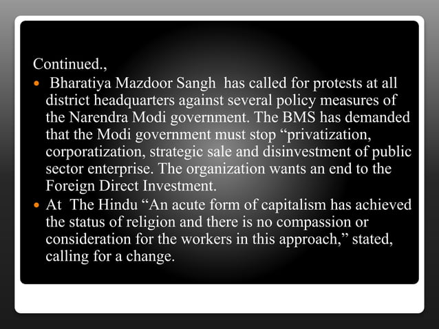 Bharatiya Mazdoor Sangh. | PPTX