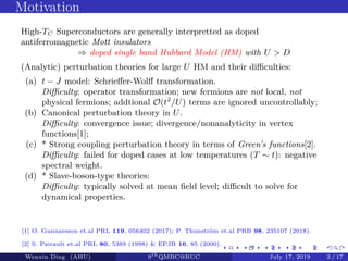 Dynamical t/U expansion for the doped Hubbard model | PDF