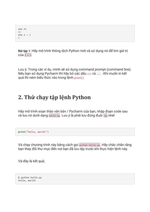 Tu-Hoc-Python-Co-Ban-Trong-10-Phut-NIIT | PDF