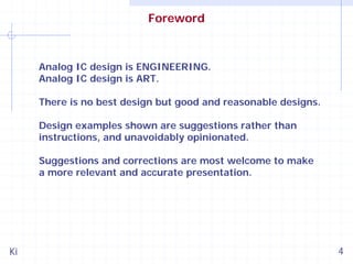 IC Design of Power Management Circuits (I) | PDF