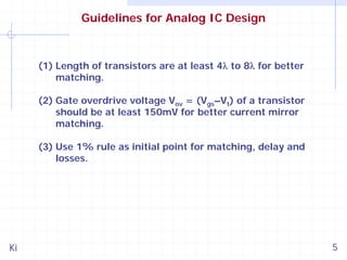 IC Design of Power Management Circuits (I) | PDF