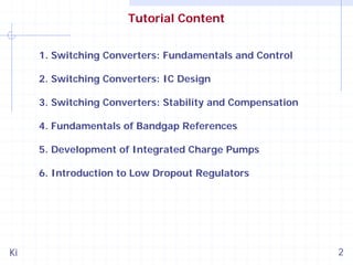 IC Design of Power Management Circuits (I) | PDF