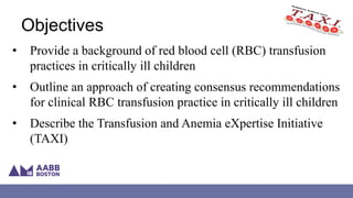 Pediatric critical care transfusion and anemia expertise initiative | PDF