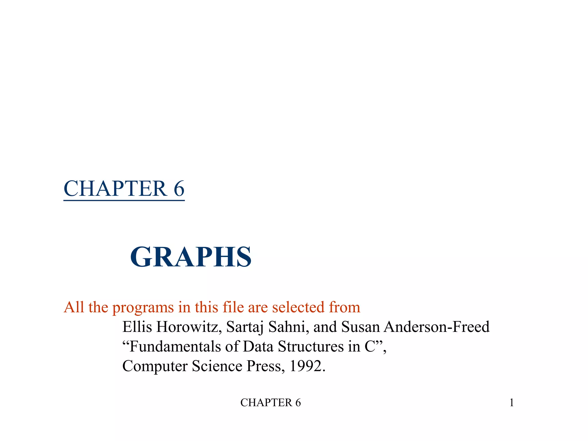 Grpahs in Data Structure | PPT