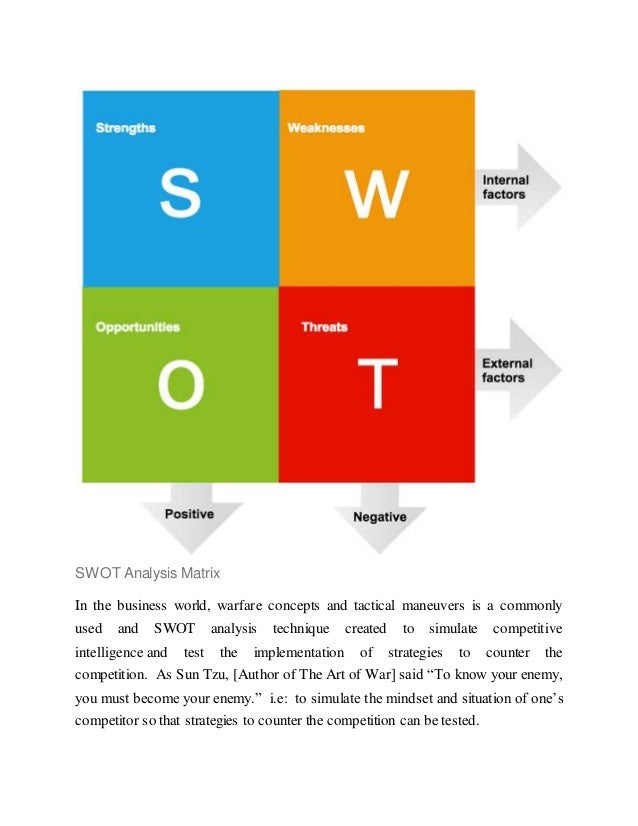 Swot becomes swoc