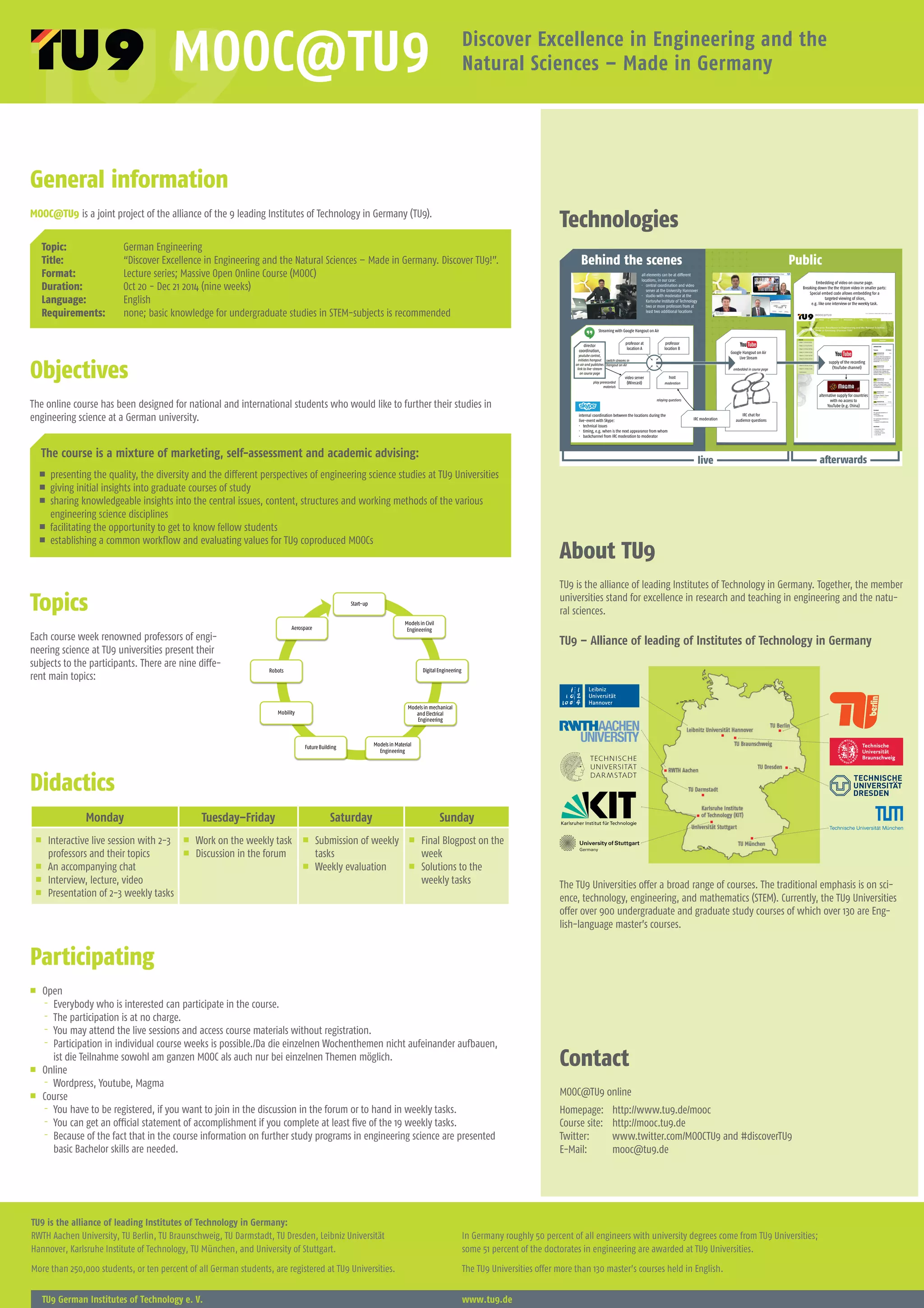Poster MOOC@TU9 | PDF