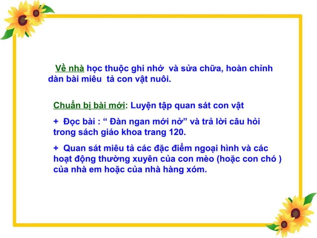 Tuan 29 cau tao bai van mieu ta con vat | PPT