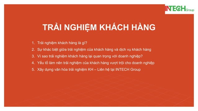 Tuan3 vhdn - trai nghiem khach hang | PPTX