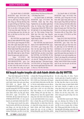 Toàn cảnh văn hóa, thể thao và du lịch – Số 1057 –vanhien.vn