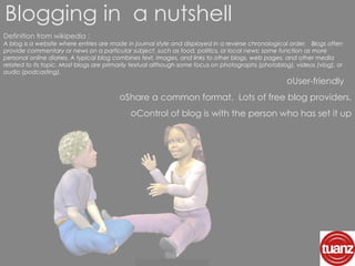TUANZ - ABC of Blogging - 2007 | PPT | Educational Assessment | Education