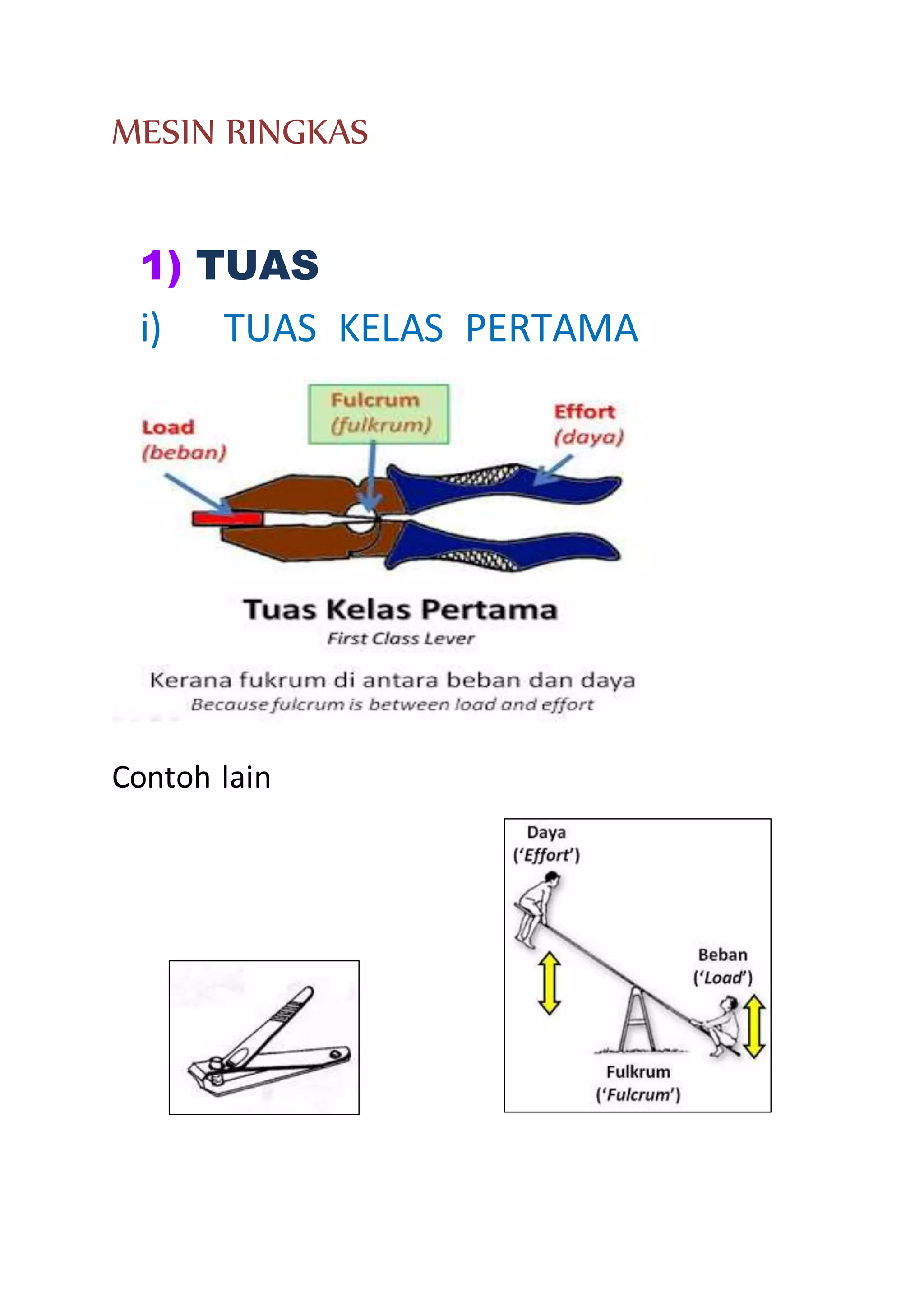Tuas kelas pertama | DOCX