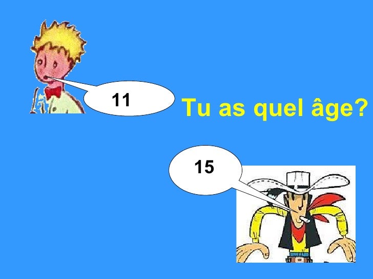 Tu As Quel Age Year 7