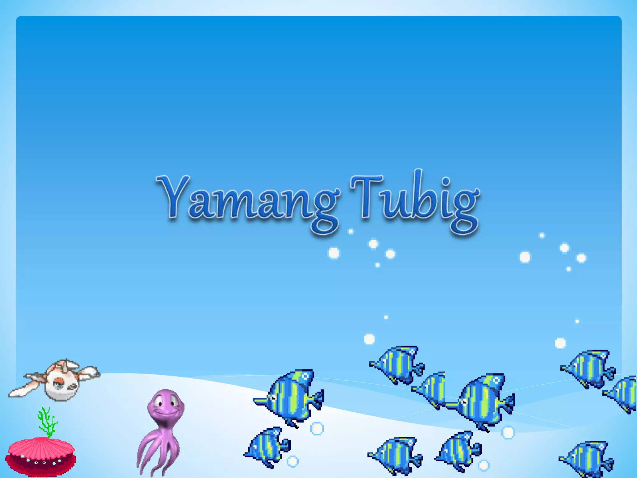 Yamang Tubig sa Pilipinas | PPTX