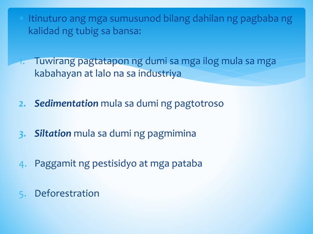 Yamang Tubig sa Pilipinas | PPTX