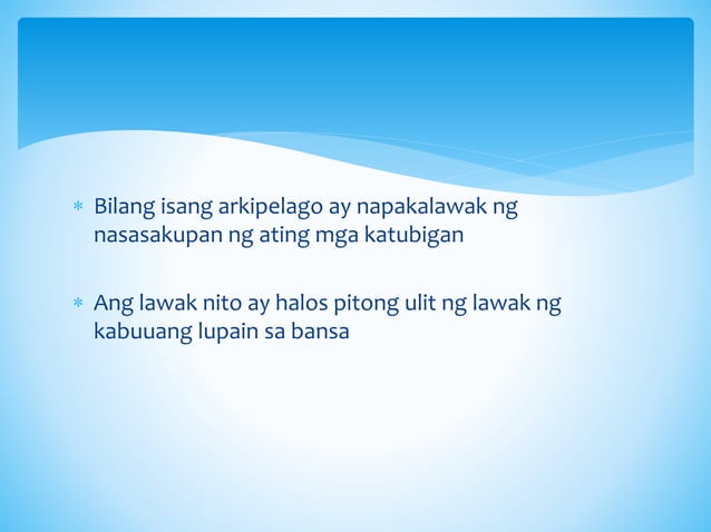 Yamang Tubig sa Pilipinas | PPTX