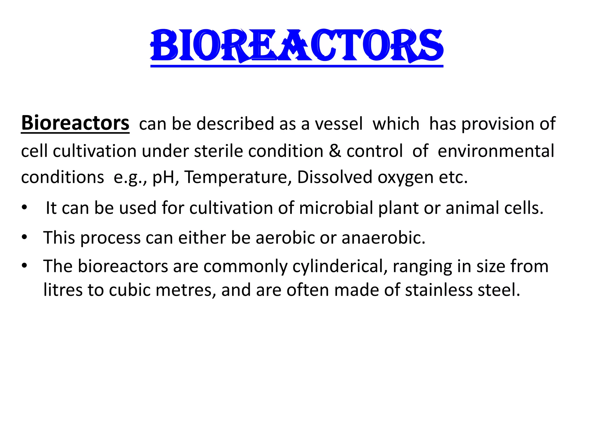 Tubular Bioreactors | PDF
