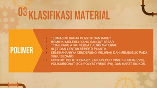 JENIS MATERIAL TEKNIK MESIN TUBAGUS DIMAS CAHYA DEWA | PPT