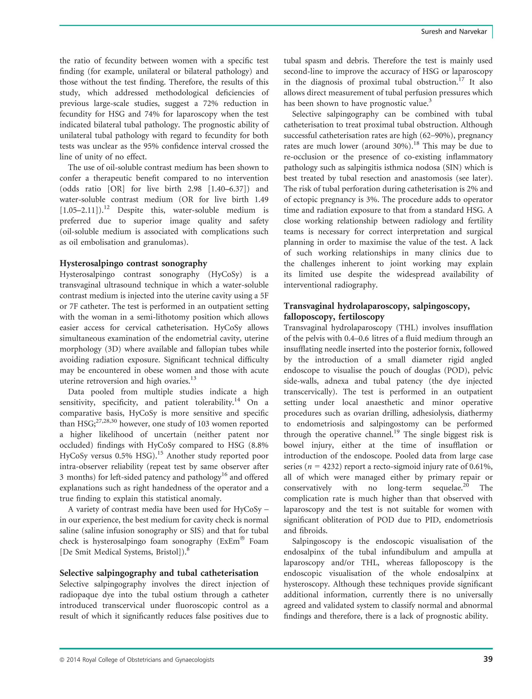 Tubal patency tests | PDF