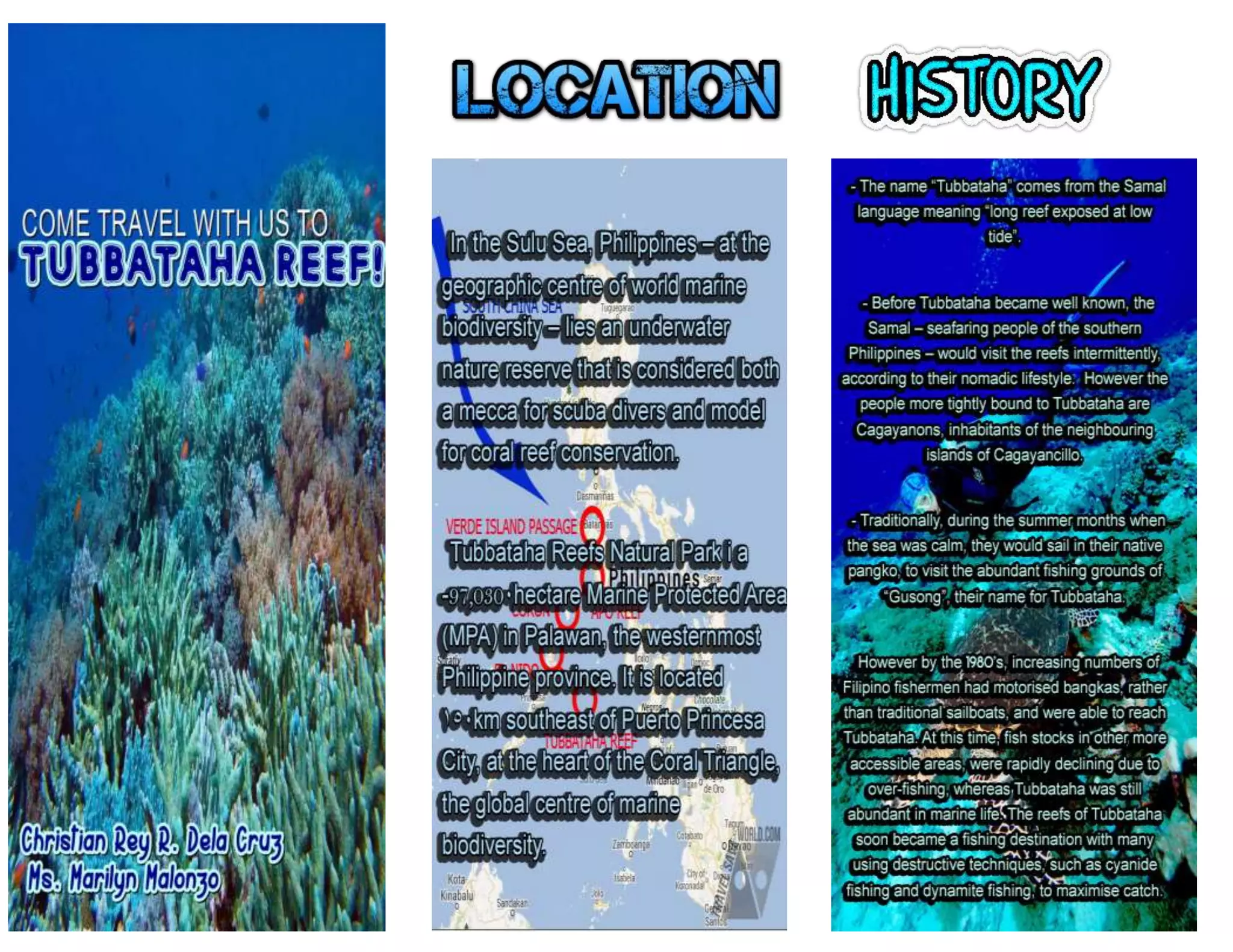 Tubbataha reef location and history | DOCX