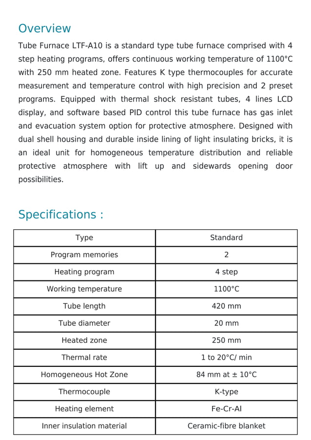 Tube-Furnace | PDF