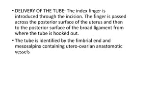 TUBECTOMY PPT by Dr Bandari Sajala, Ms OBGYN | PPTX