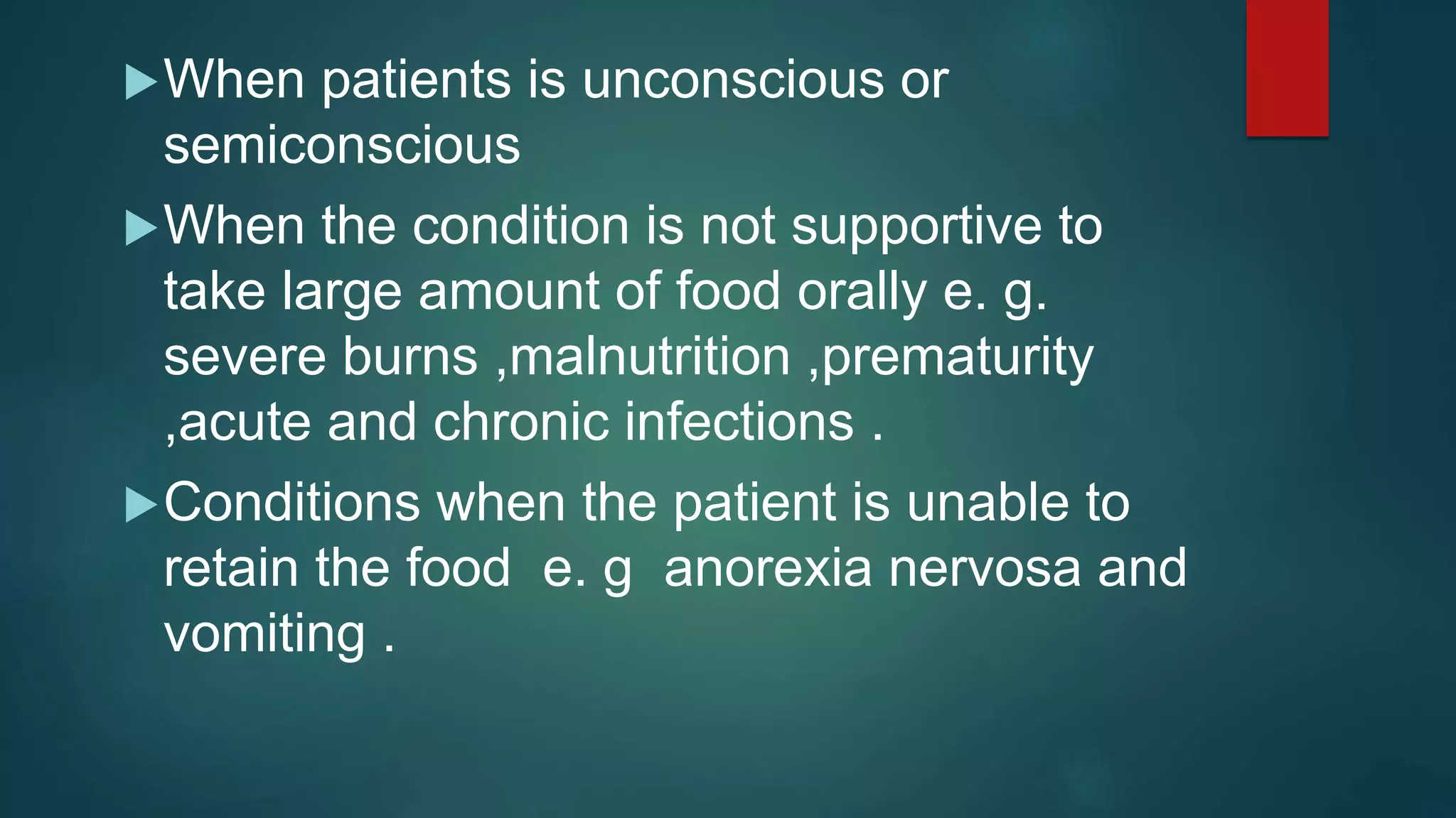 Tube feeding ( Gavage feeding ) | PPTX