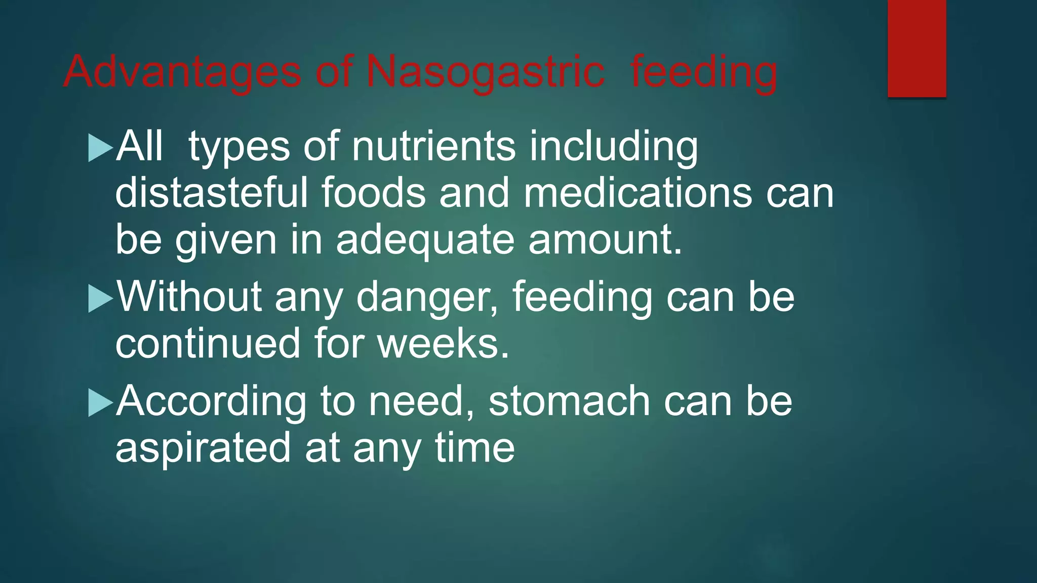 Tube feeding ( Gavage feeding ) | PPTX