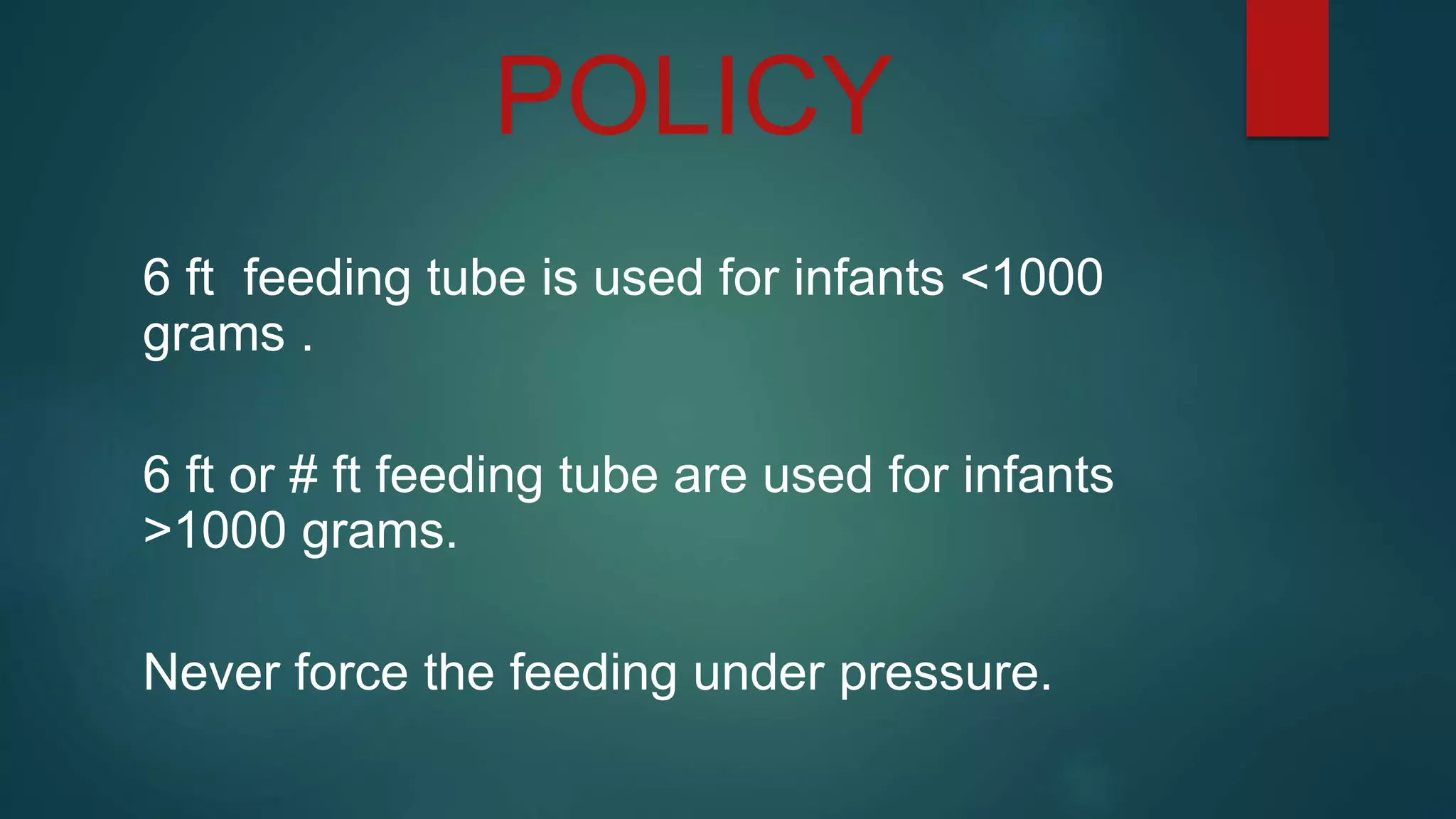 Tube feeding ( Gavage feeding ) | PPTX