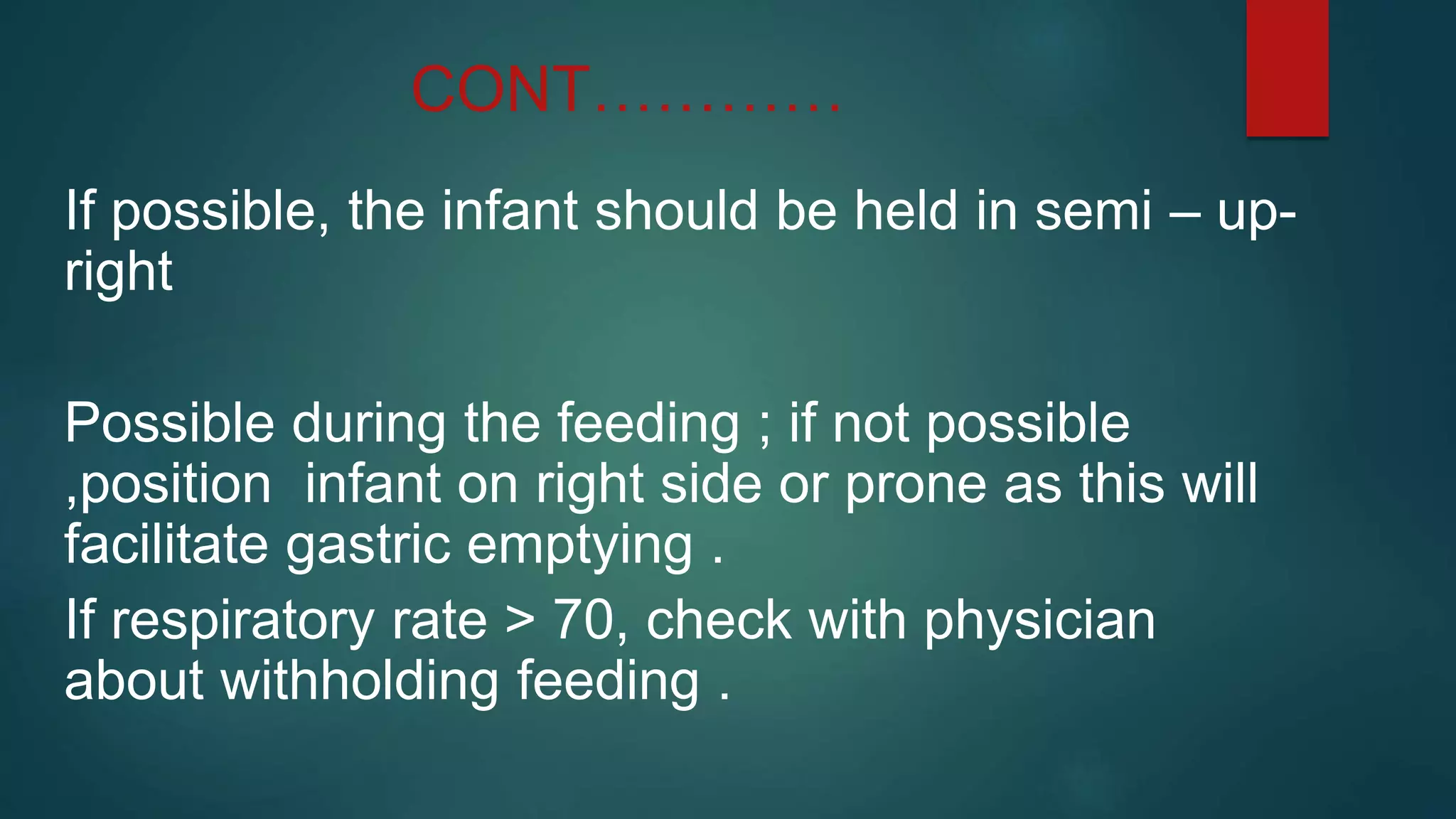 Tube feeding ( Gavage feeding ) | PPTX