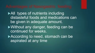 Tube feeding ( Gavage feeding ) | PPTX